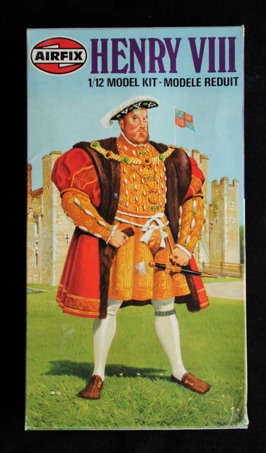 VINTAGE AIRFIX HENRY VIII Model Kit 1/12 Scale Unmade £32.00 - PicClick UK