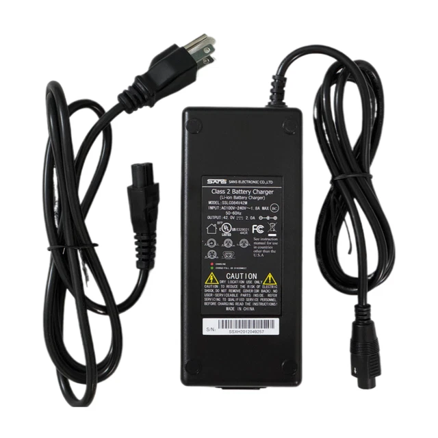 SV 5-PIN CHARGER for 36V Battery E-Bike, Pedelec, Electric Bike Fischer ...