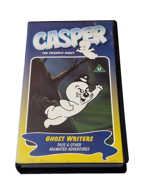 CASPER THE FRIENDLY Ghost - Ghost Writers + 6 autres (film vidéo VHS ...