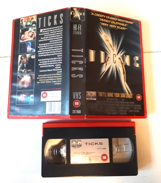 TICKS BIG BOX EX RENTAL VHS video cassette UK EUR 11,50 - PicClick IT
