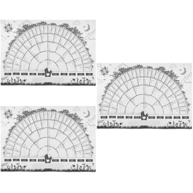 SET OF 3 Family Generation Genealogy Poster Charts and Forms Canvas £23 ...