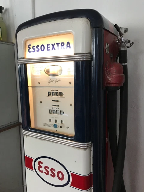 TANKSÄULE ZAPFSÄULE ESSO, original 1952, Emaille, Schankanlage Bier EUR 4.200,00 - PicClick DE