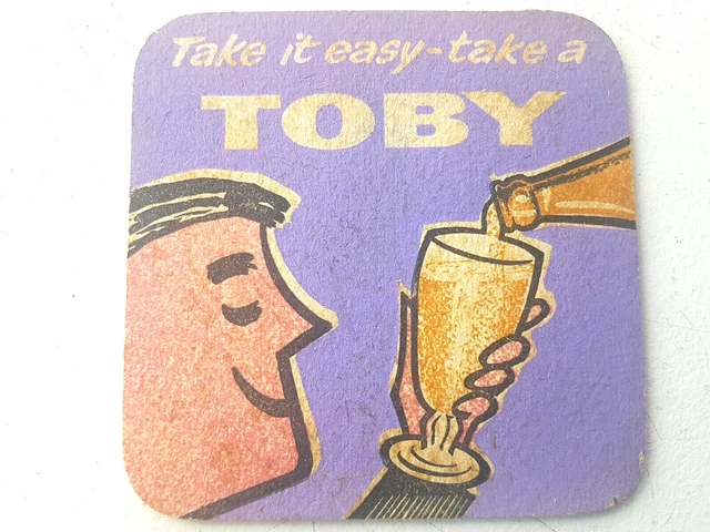 VINTAGE CHARRINGTON - Toby ... Cat No'23 Beer mat / Coaster £1.95 ...