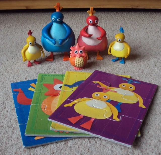 TWIRLYWOOS CHARACTERS JIGSAW Set BigHoo Toodloo Chickedy Chick Peekaboo ...