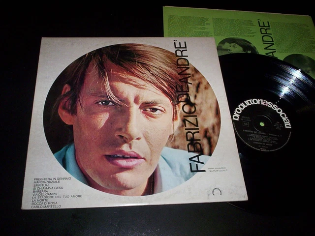 FABRIZIO DE ANDRÉ "Vol.1" LP inner Produttori Associati – PA/LPS 39 EUR 34,99 - PicClick IT
