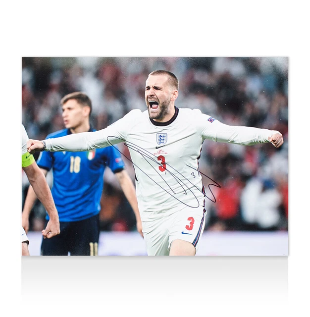 LUKE SHAW SIGNED England Photo: Celebration Autograph £50.00 - PicClick UK
