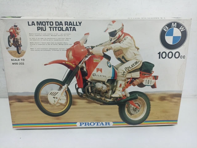 PROTAR BMW 1000 Cc Gaston Rahier KIT MONTAGGIo Moto No Decalcomanie 1/9 ...