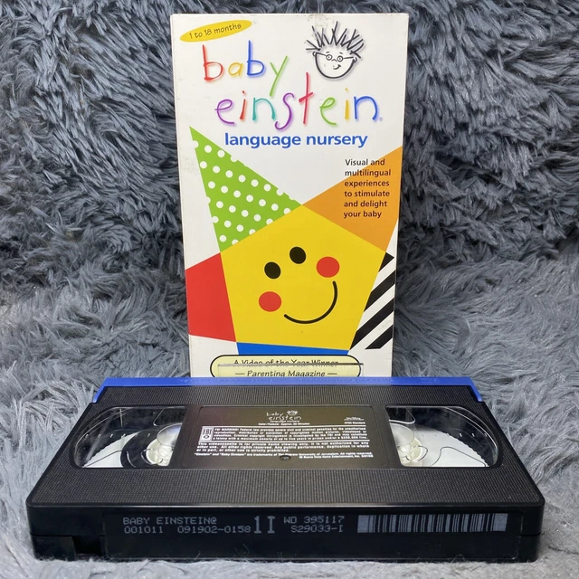 BABY EINSTEIN: LANGUAGE Nursery VHS Tape 2002 Ages 1-18 Months ...