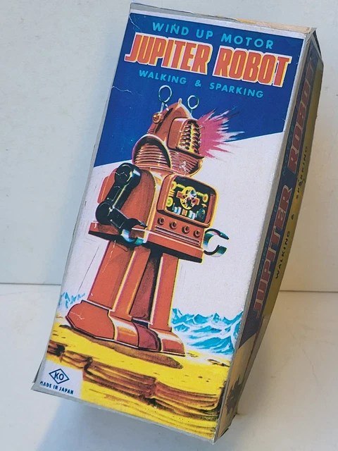 TIN TOY (REPRODUCTION BOX ONLY!) 1960's KO-Japan mechanical JUPITER ...