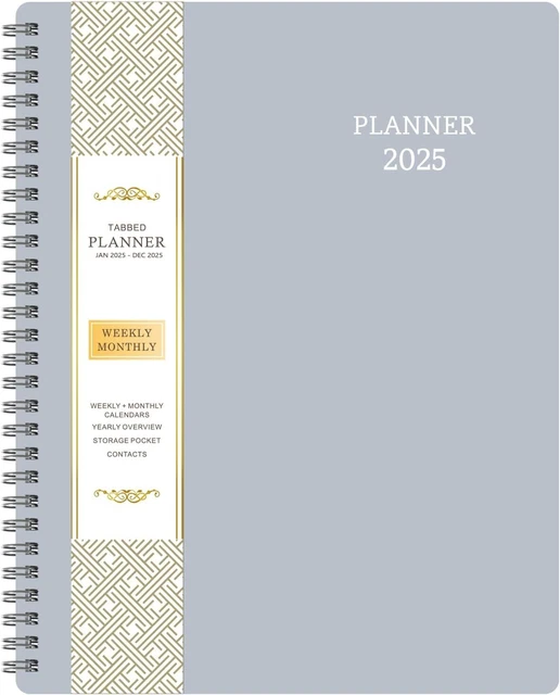 2025 PLANNER - Jan. 2025 - Dec. 2025, 8" x 10", 2025 Planner Weekly and Month... £10.53 ...