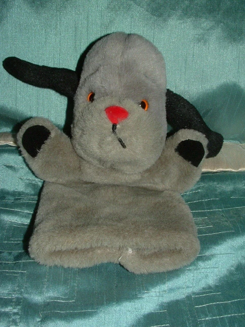 SOOTY & SWEEP Sweep Hand Puppet Plush Soft Toy By Patsy B Marketing (Bx ...