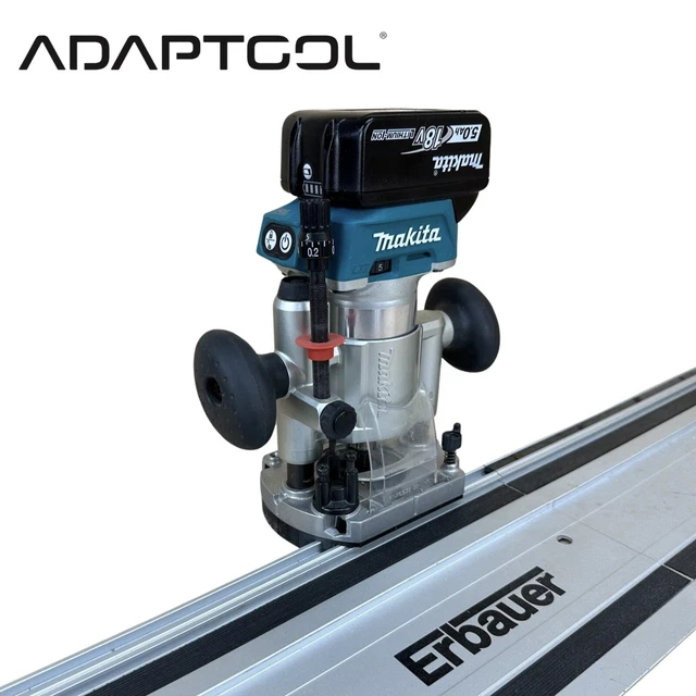 MAKITA DRT50Z ROUTER Plunge Base Adaptor To Erbauer Plunge Saw Guide ...