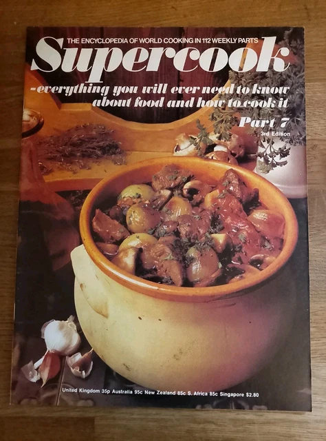 MAGAZINE - SUPERCOOK 1970s Marshall Cavendish Cooking Magazine Part 7 £ ...