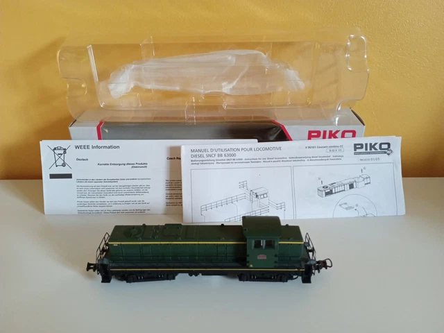 PIKO, ÉCHELLE HO, Locomotive diesel SNCF, 040 DE 752, Ref 96161 EUR 96 ...
