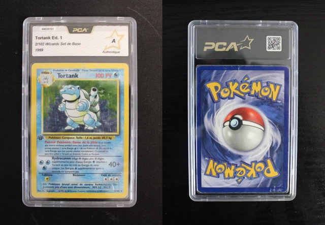 CARTE POKEMON TORTANK 2/102 HOLO Set de Base Edition 1 PCA/PSA A FR ⭐ ...