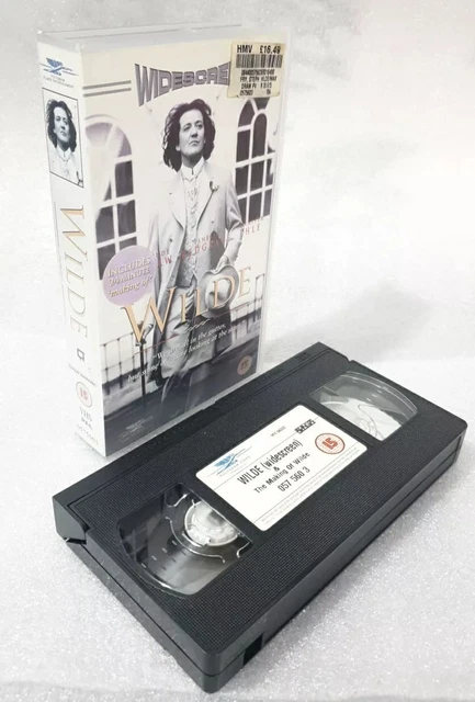 STEPHEN FRY WILDE Oscar Wilde Film WIDESCREEN VERSION PAL VHS Video ...