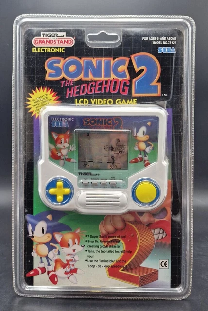 CONSOLE TIGER GRANDSTAND Electronic Sonic The Hedgehog 2 SEGA LCD VIDEO ...