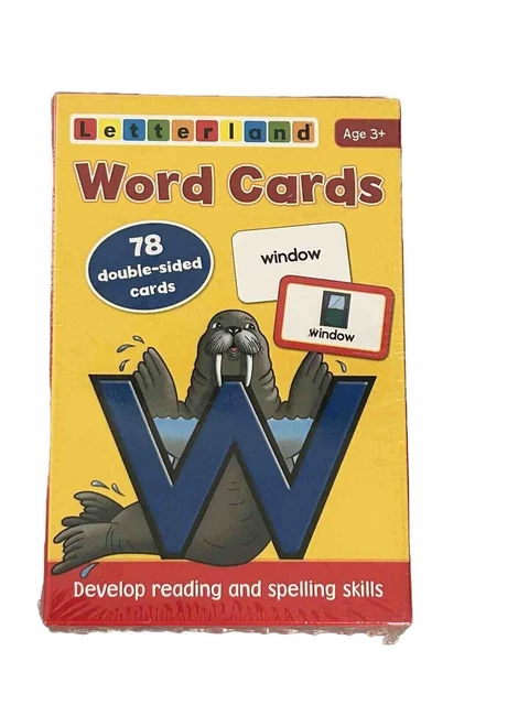 LETTERLAND WORD CARDS Mini Vocabulary Letterland Develop Reading ...