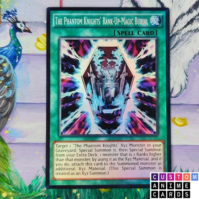 THE PHANTOM KNIGHTS' Rank-up-Magic Burial dyi ANIME EFFECT HOLO card $9 ...