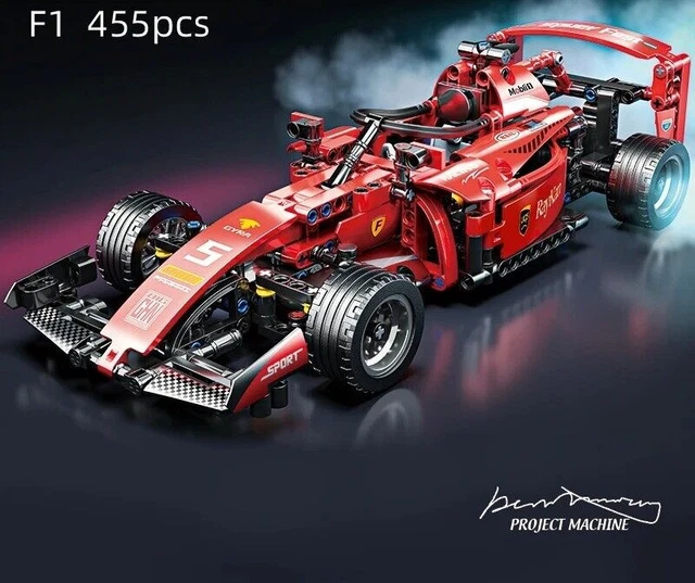BUILDING BLOCKS, F1 Car Technic Ferrari Formula 1 2022 F1 Race Car Set ...