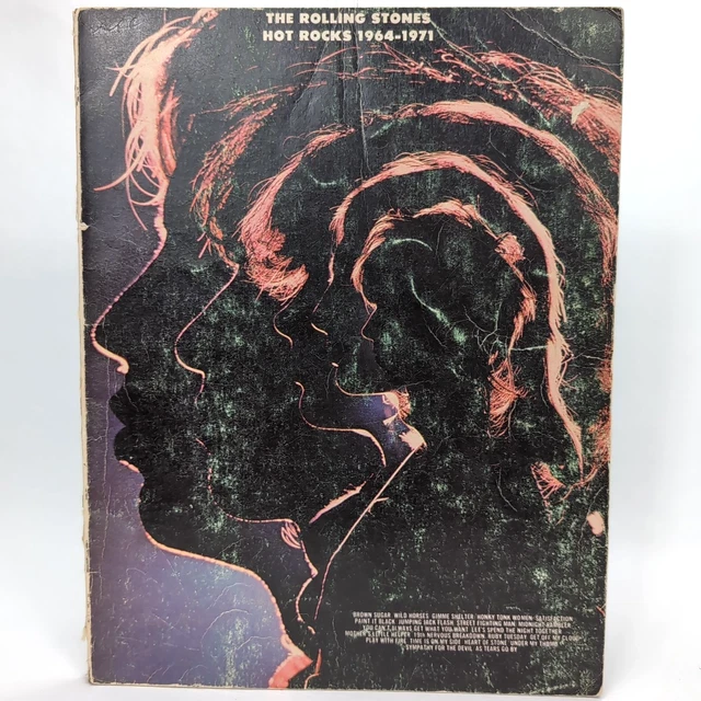 THE ROLLING STONES : Hot Rocks 1964-1971 piano/vocal/chords Song Book ...