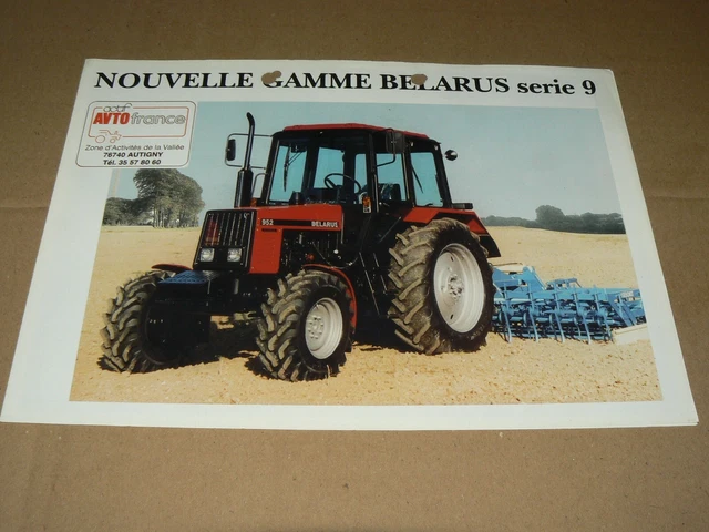 PROSPECTUS TRACTEUR AVTO BELARUS 952 Brochure Tractor Traktor Trattore Prospekt EUR 11,99 ...