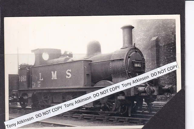 LMS - EX Midland - 1F Class 0-6-0T No. 1661 - Vintage Image - # L10177 ...