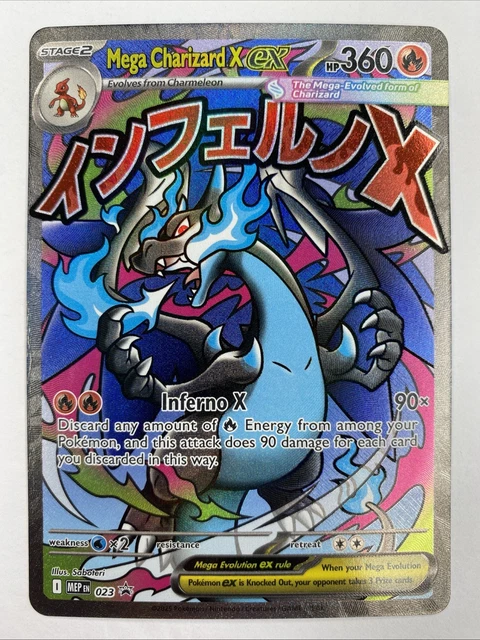POKÉMON PHANTASMAL FLAMES Mega Charizard x Ex UPC Promo Pack - MINT $58 ...