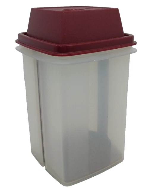 TUPPERWARE PICK A Deli Beetroot Pickle Container & Strainer Wine Red ...