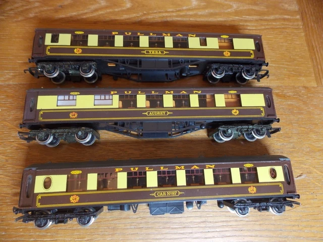 3 WRENN BRIGHTON BELLE PULLMAN COACHES, CAR 87, VERA & AUDREY Brown ...