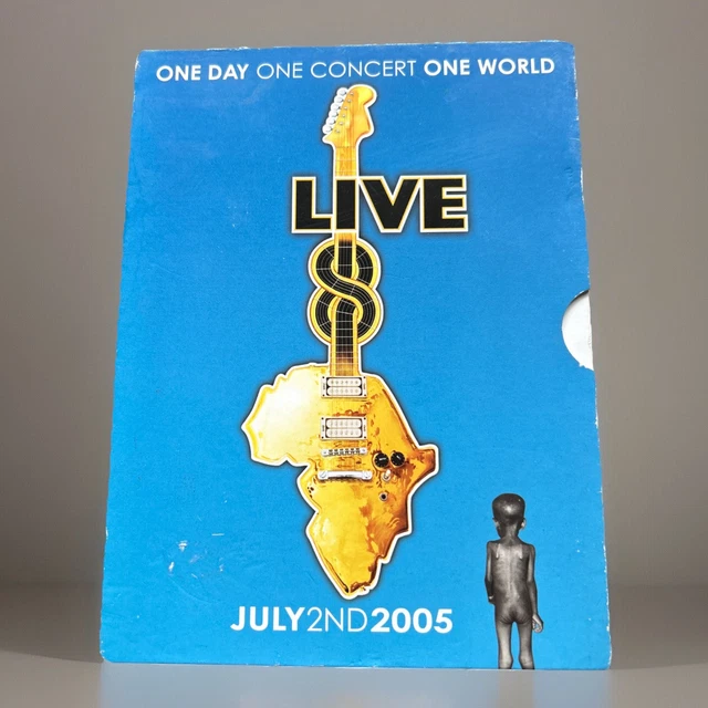 LIVE 8 CONCERT 4 Disc DVD Box Set - Live Aid 2 - 2005 - Includes ...