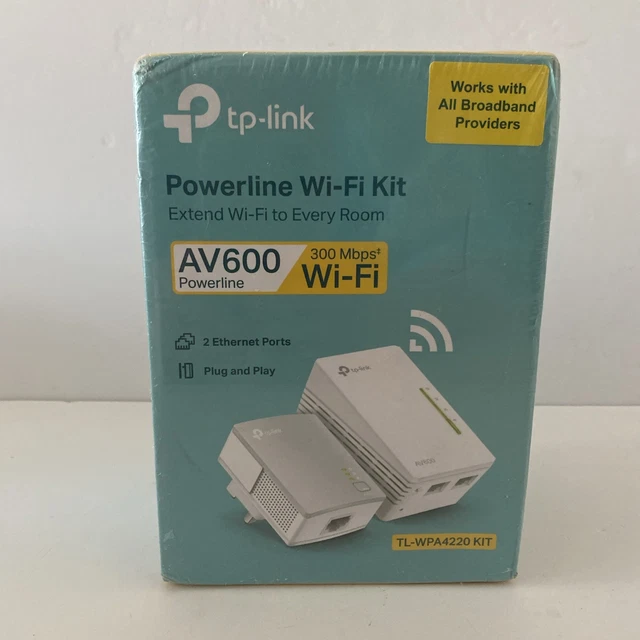 TP-LINK TL-WPA4220 POWERLINE Wi-Fi Extender 2 Ports £42.99 - PicClick UK