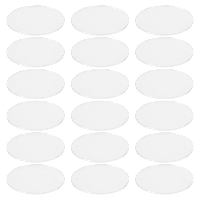 15PCS LED FLASHLIGHT Lens Replacement7.3CM Dia 1.8MM Thickness Optical ...