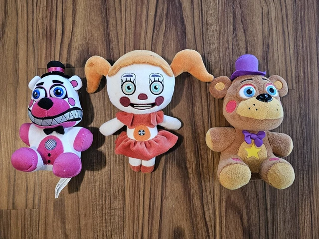 FIVE NIGHTS AT Freddys Plush Lot of 3 Sister Location Circus Baby ...