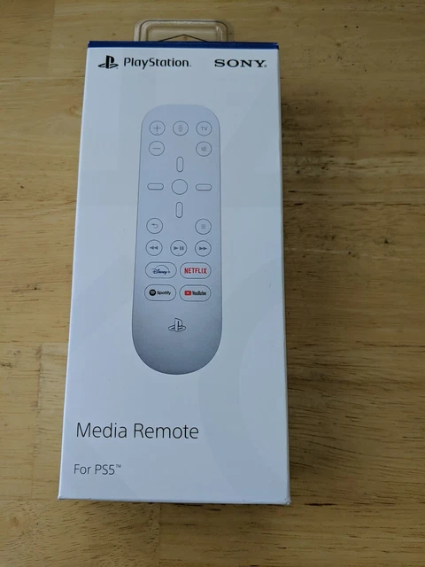 SONY PLAYSTATION 5 (PS5) Media Remote White BRAND NEW FACTORY SEALED ...