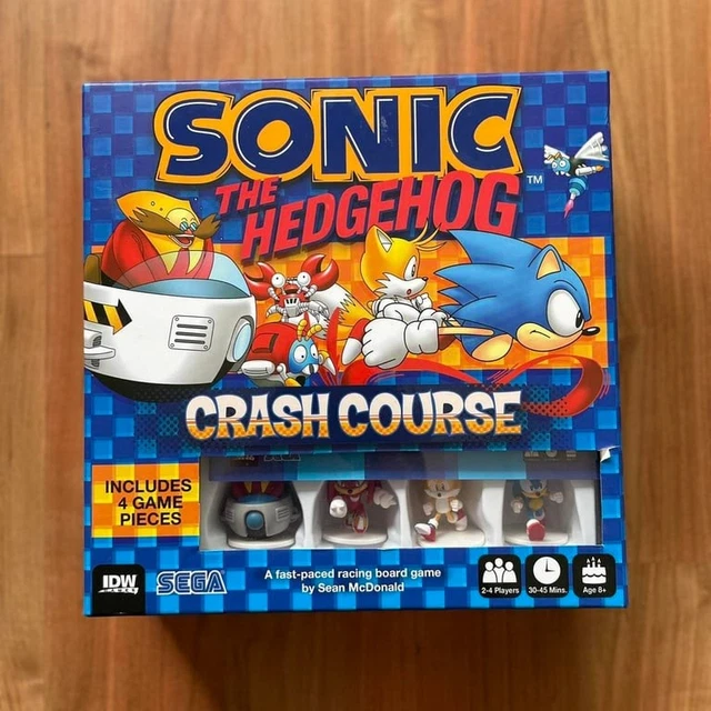 SONIC THE HEDGEHOG Crash Course Board Game - Complete & Excellent ...