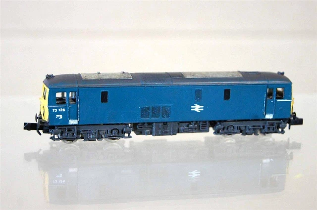 GRAHAM FARISH LIMA CJM KIT BUILT BR CLASS 73 LOCO 73126 WEATHERED BOXED ...