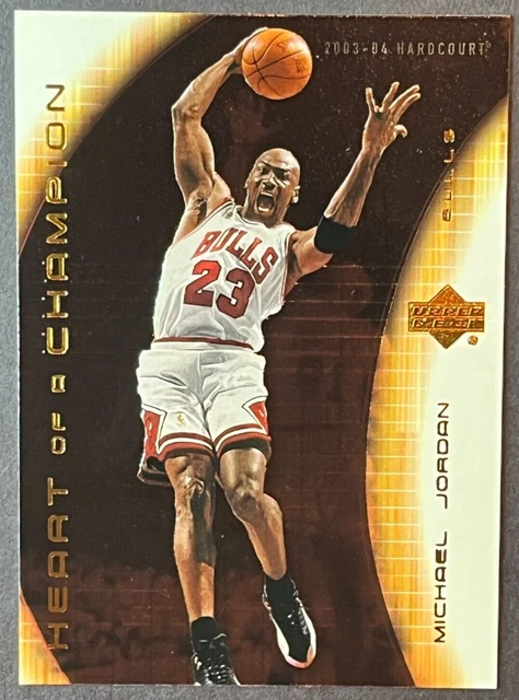 MICHAEL JORDAN 2003-04 pont supérieur Hardcourt Heart of a Champion ...