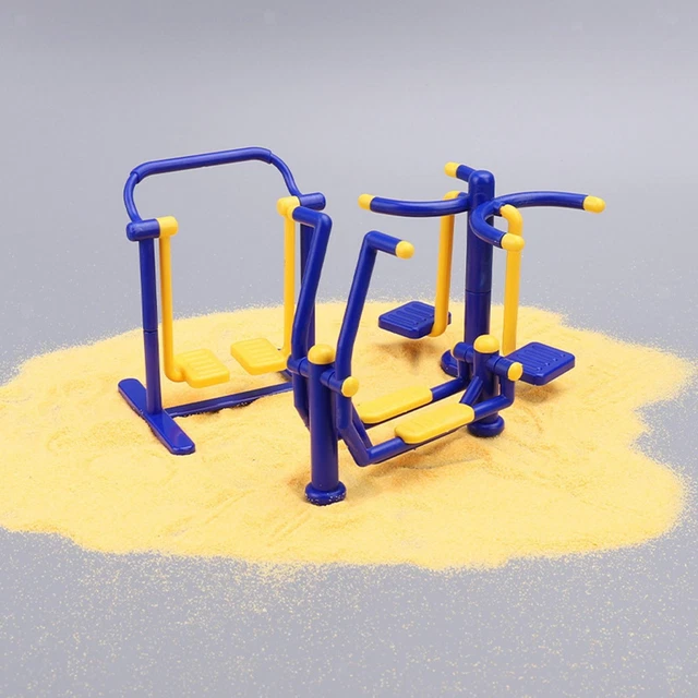 DOLLHOUSE FITNESS EQUIPMENT Miniature Gym Equipment for DIY Craft Sand ...