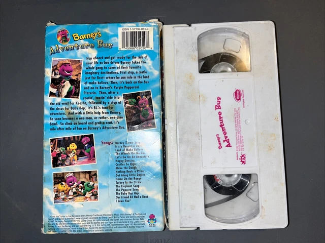 BARNEY - BARNEYS Adventure Bus (VHS, 1997) £5.76 - PicClick UK