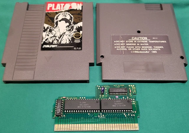 NES PLATOON NINTENDO Entertainment System NES Sunsoft Cleaned Tested ...
