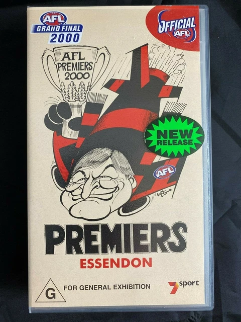 AFL ESSENDON 2000 Premiers VHS $9.99 - PicClick AU