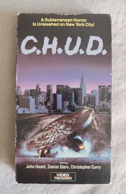 C.H.U.D. VHS Video Treasures Cult Horror Chud Movie Tape 1988 $16.00 ...