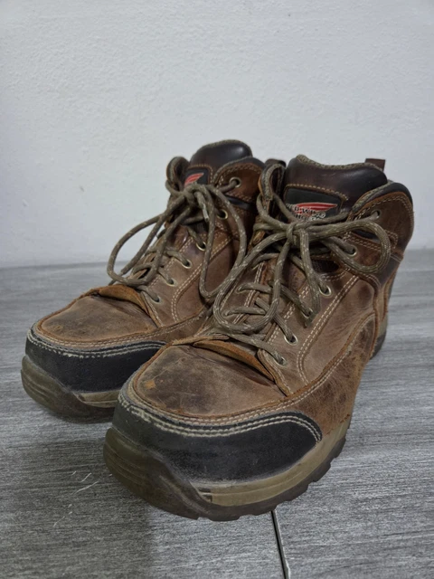 RED WING TRUHIKER 6692 Hiking Boots Men’s Size 9 D Safety Toe Brown ...