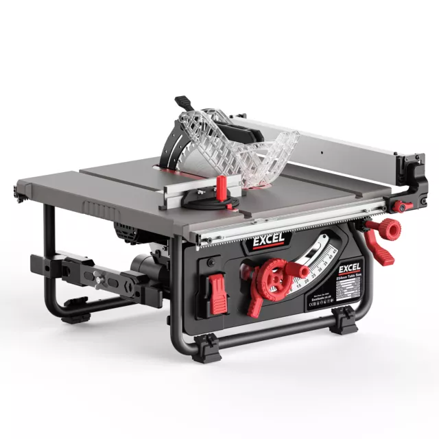 EXCEL 254MM PORTABLE Table Saw 240V 1800W 178.00 PicClick UK