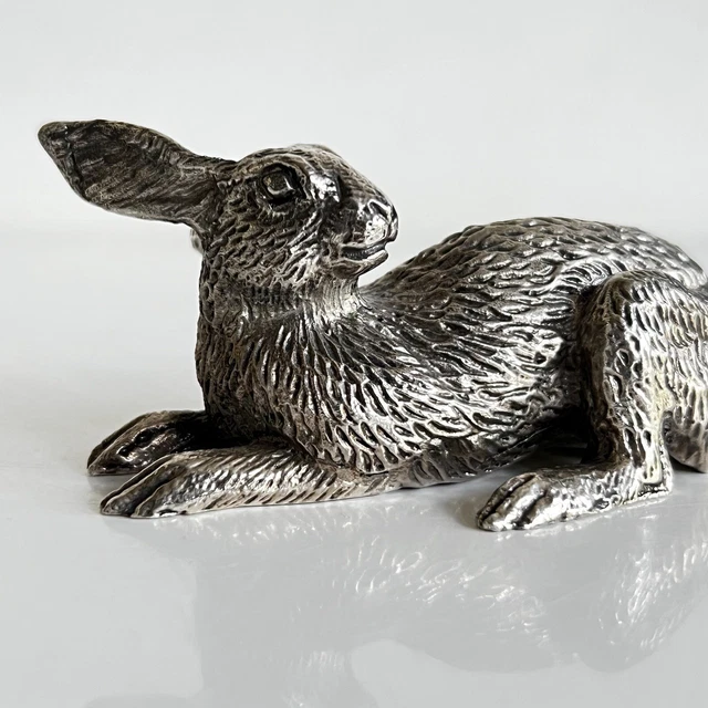 JEAN MAILLARD (1901-1993) Sculpture animalière signée métal argenté le ...