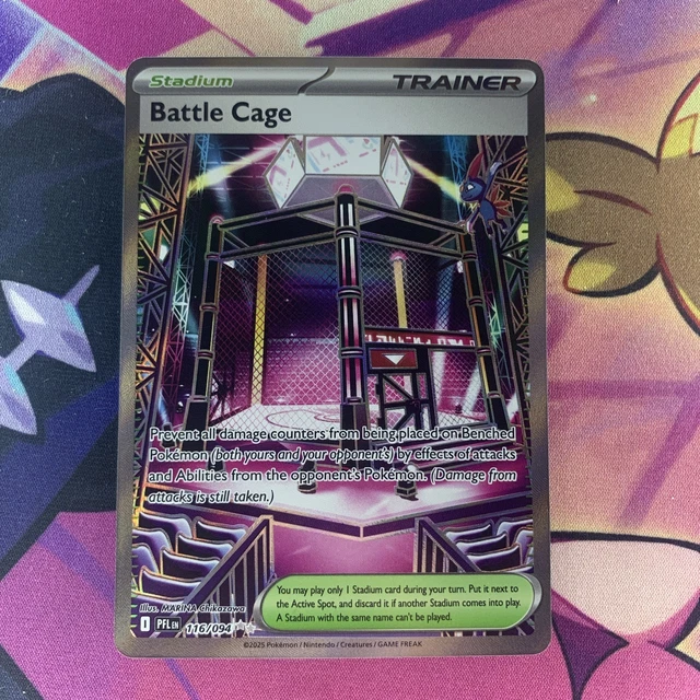 2025 POKÉMON TCG Phantasmal Flames - Battle Cage #116 - NM £9.16 ...
