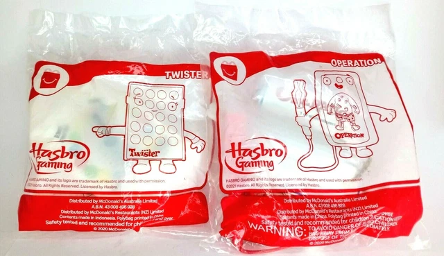 MCDONALDS TWISTER & Operation Happy Meal Hasbro Gaming Toys sealed. EUR ...
