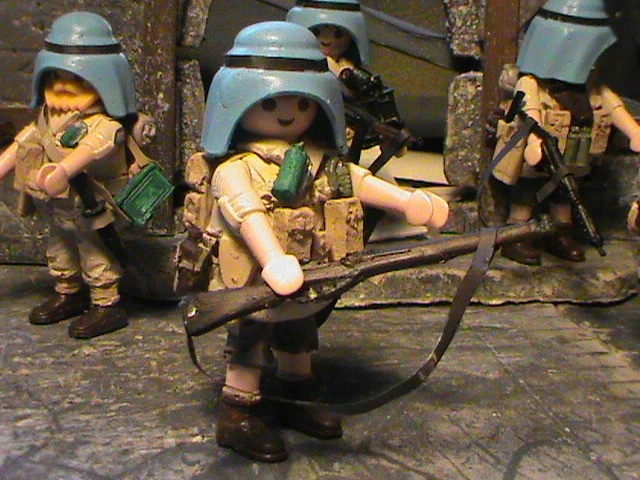 PLAYMOBIL CUSTOM COMANDO Sas (Afrique-1941) Ref-0112 Bis EUR 24,79 ...