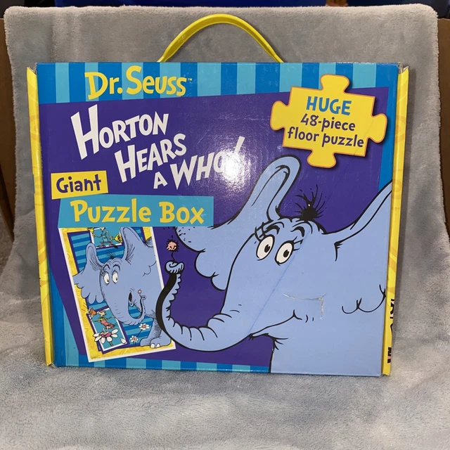 DR. SEUSS HORTON Hears A Who! Giant 48pc. Floor Puzzle Box £4.96 ...